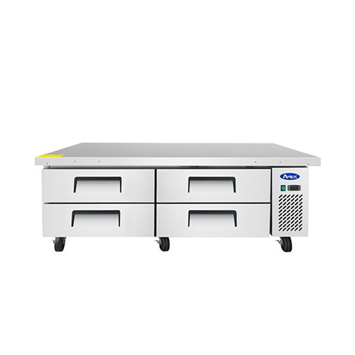 Atosa – MGF8453GR — 72″ Refrigerated Chef Base - Bay Supply Equipment