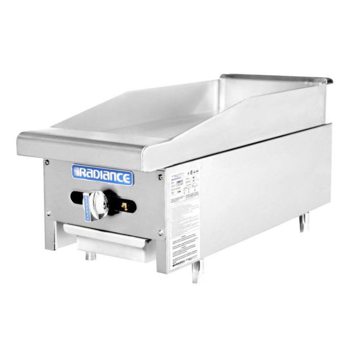 Radiance – TAMG-12 -> 12″ Countertop Manual Gas Griddle - Bay Supply ...